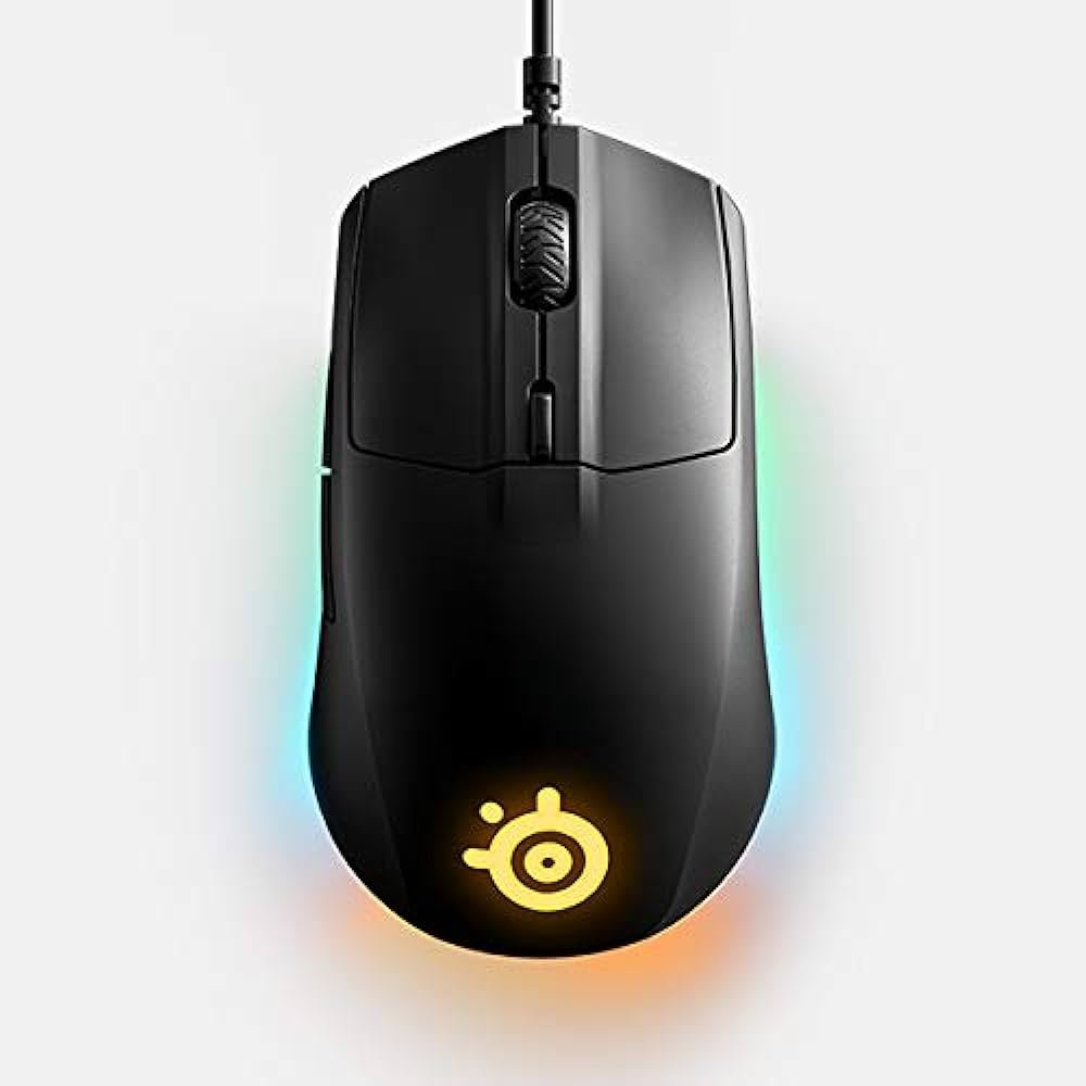 SteelSeries Rival 3 Gaming Mouse, 8,500 CPI TrueMove Core Optical ...