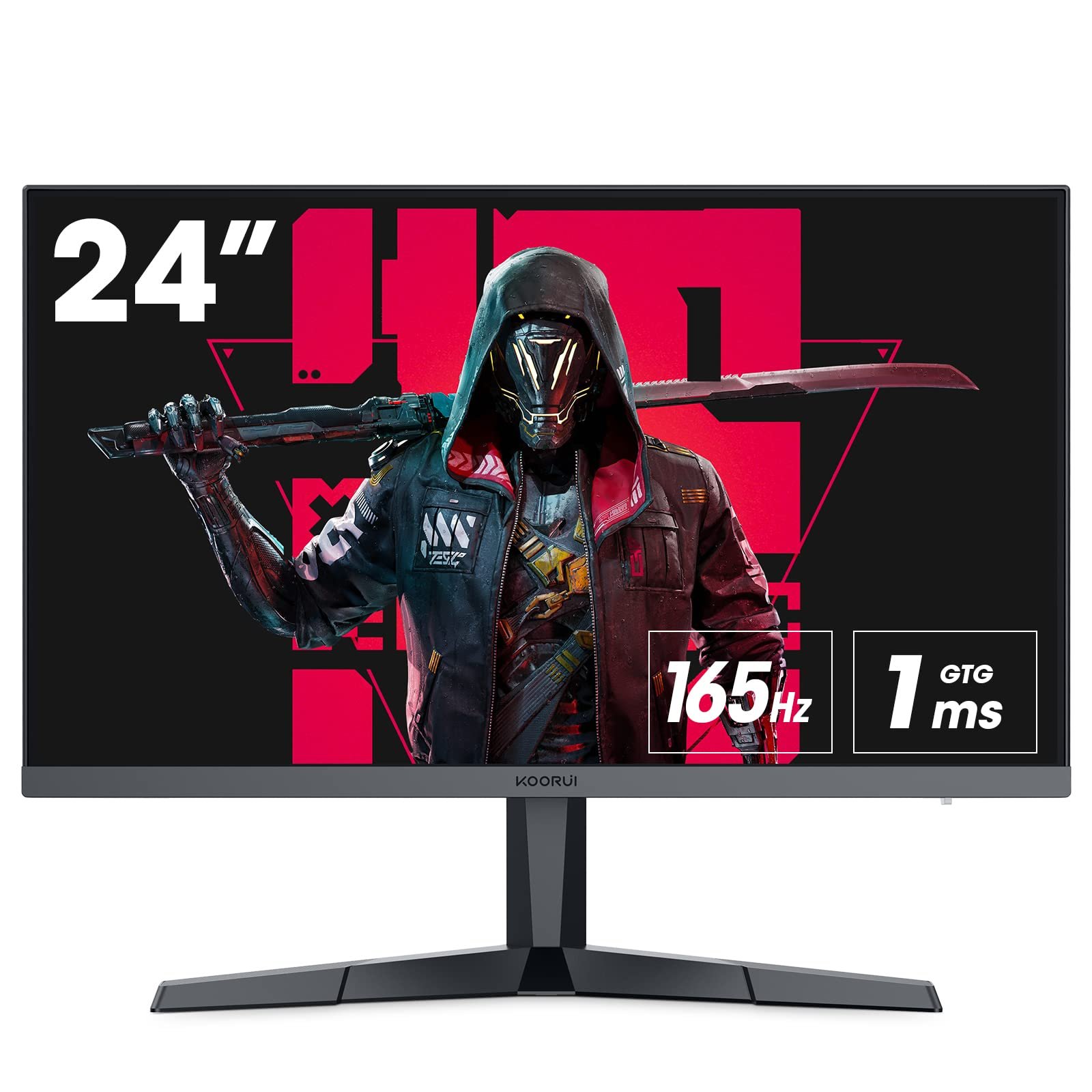 KOORUI 24E3 24 Inch Ultra Slim FHD Fast IPS Gaming Monitor 165Hz 1ms ...