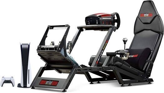 Racing Simulator bundle with Next Level Racing GTtrack Racing Simulator ...